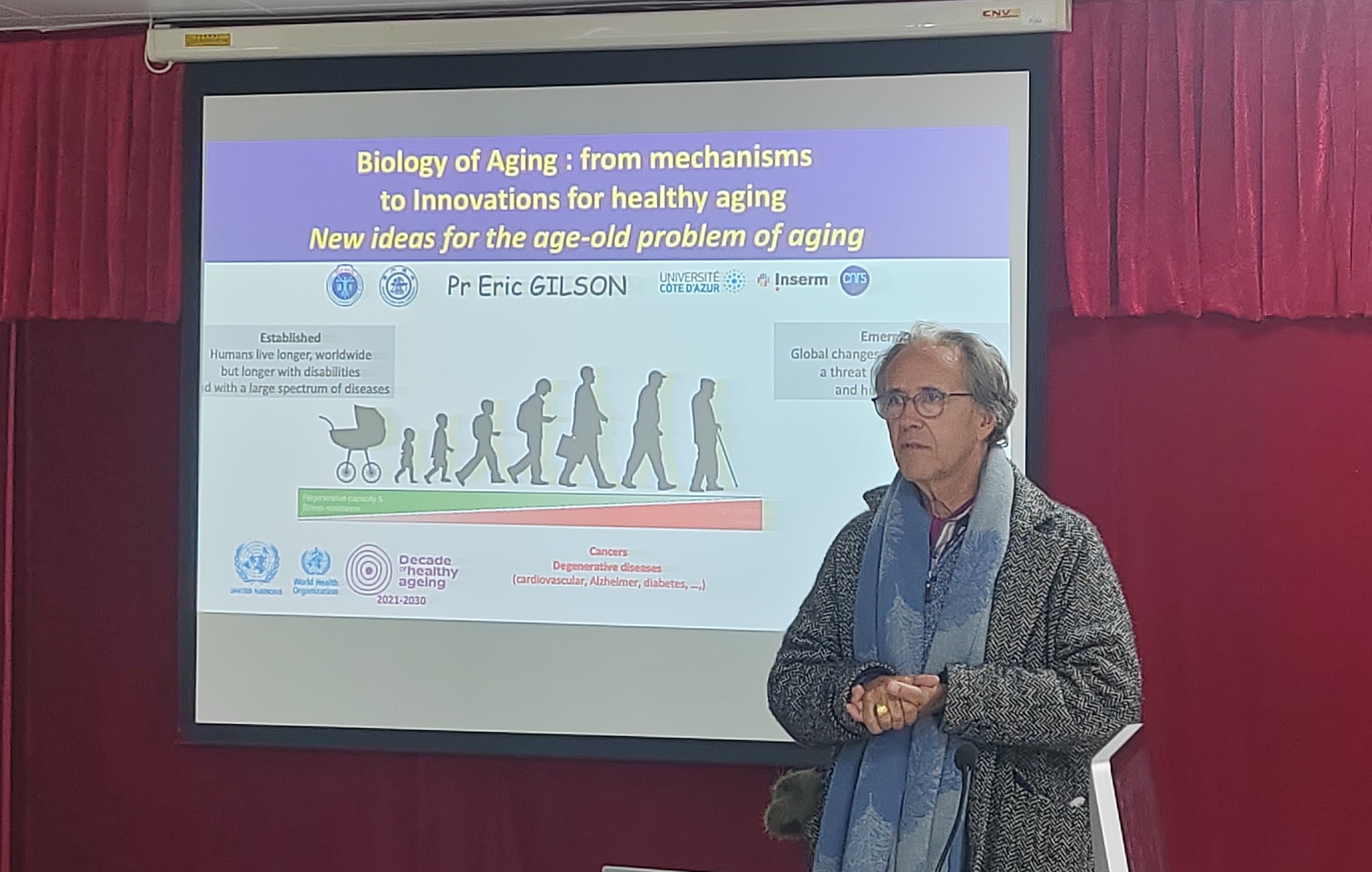 中国工程院外籍院士Eric Gilson教授一行来访我院-上海大学生命科学学院